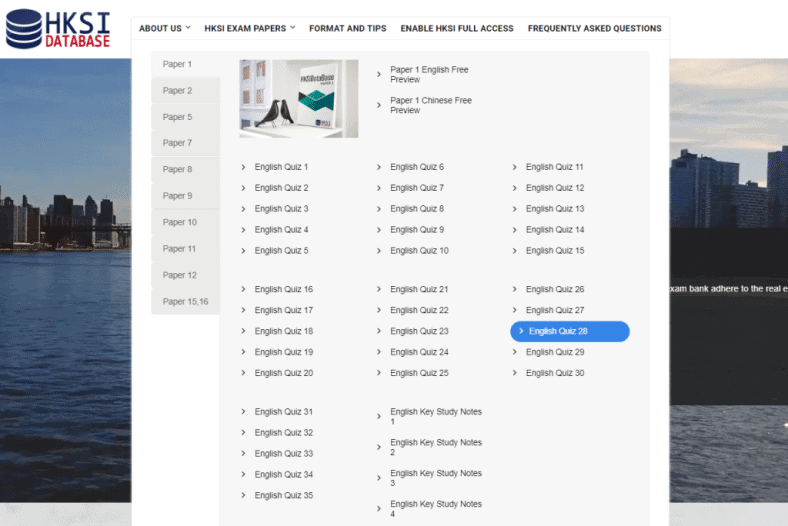 HKSI Paper 1 Free Past Paper & Study Materials - New Update